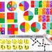 Math Manipulatives Games Clipart Set 300 dpi School