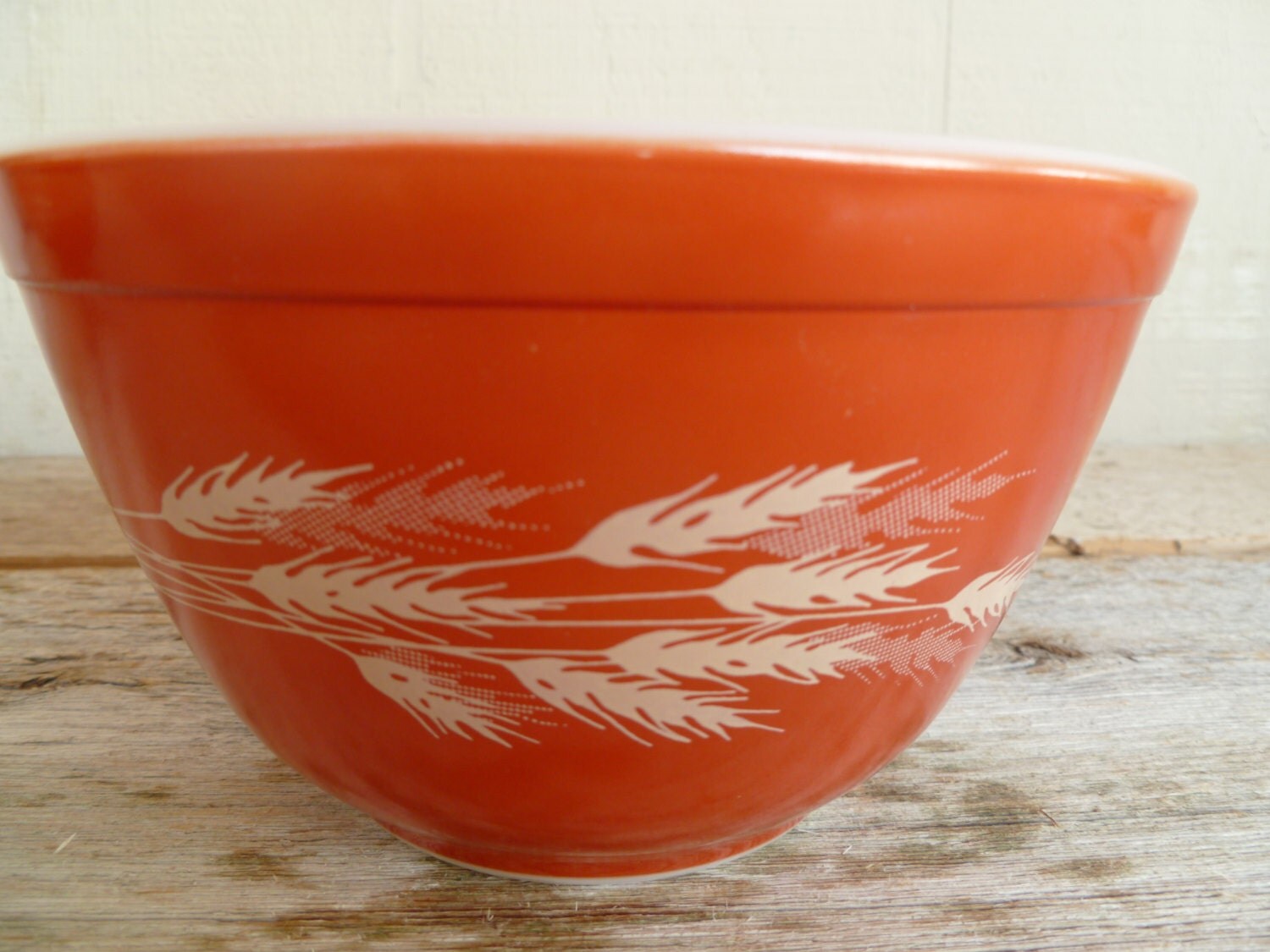 Pyrex Vintage Mixing Serving Bowl Harvest Wheat Brown Orange – Haute Juice