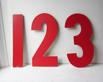 Popular items for vintage numbers on Etsy