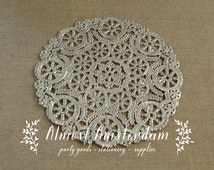 Popular items for silver doilies on Etsy