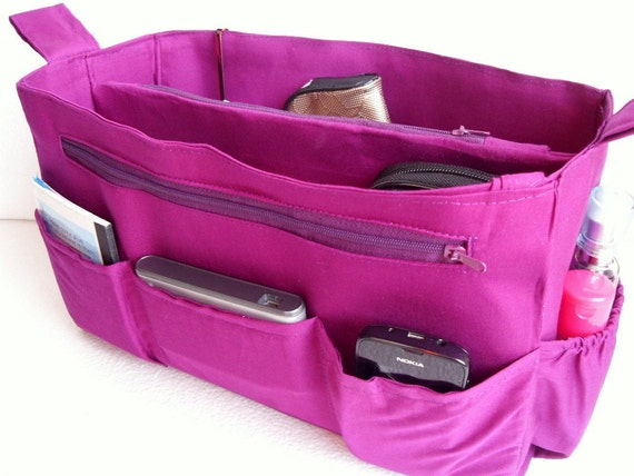 Large Bag organizer Purse organizer insert in by daffysdream