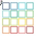 Dotty Square Digital Frames Clipart Frames Instant