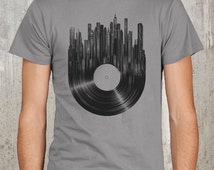 Popular items for vinyl record shirt on Etsy