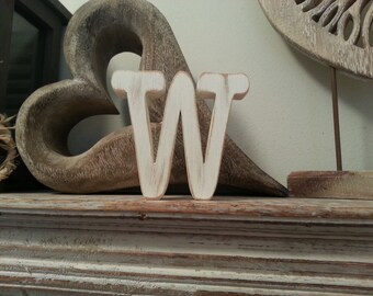 Wooden letter w | Etsy