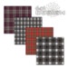 School Plaid Digital Paper Traditional Tartan Patterns and