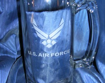 Etched us marine beer mug engraved us marine beer by devinelasting