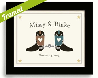 Cowboy boot frame | Etsy