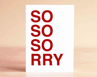 Sorry Cards | Etsy