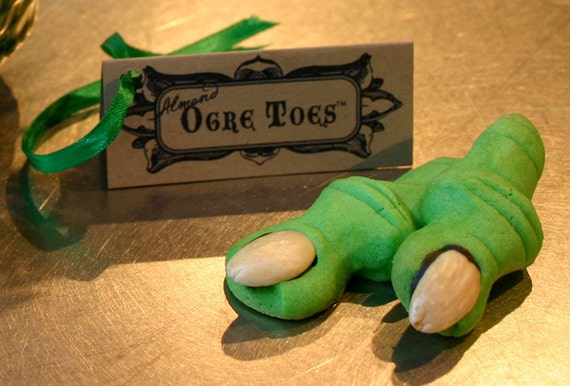 Items similar to Ogre Toes Shrek Cookie Party Pack of 40 Individually ...