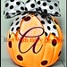 Monogrammed Initial Pumpkin Kit by RedWithEnvyDesigns on Etsy
