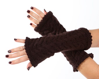 Knit arm warmers | Etsy