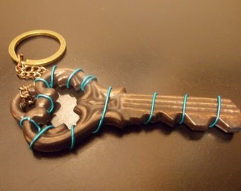 Popular items for skeleton key chain on Etsy