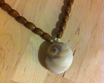 Hand Collected Moon Snail Shell Necklace