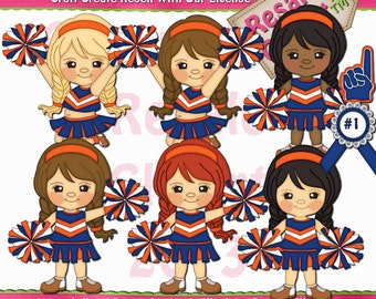 Popular items for cheerleader blue on Etsy