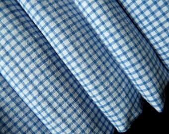Gingham fabric | Etsy