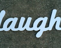 Popular items for laugh word on Etsy