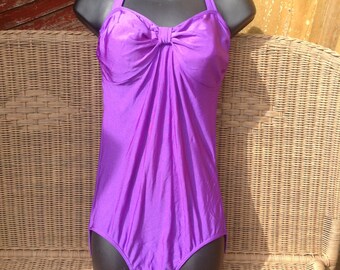 Items similar to Vintage fabric retro swimsuit blue diamond by Miss ...