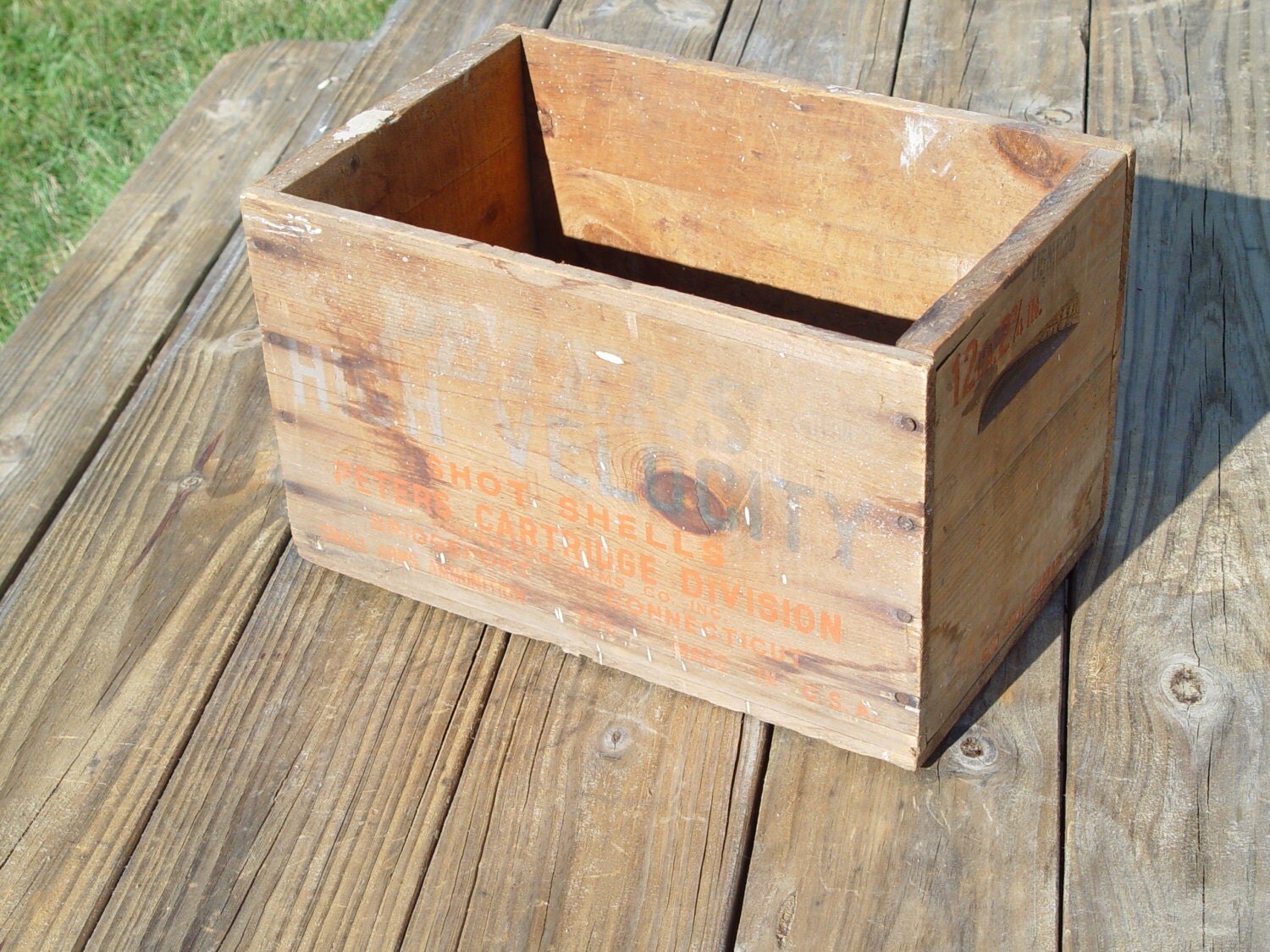Peters High Velocity Wooden Ammo Box