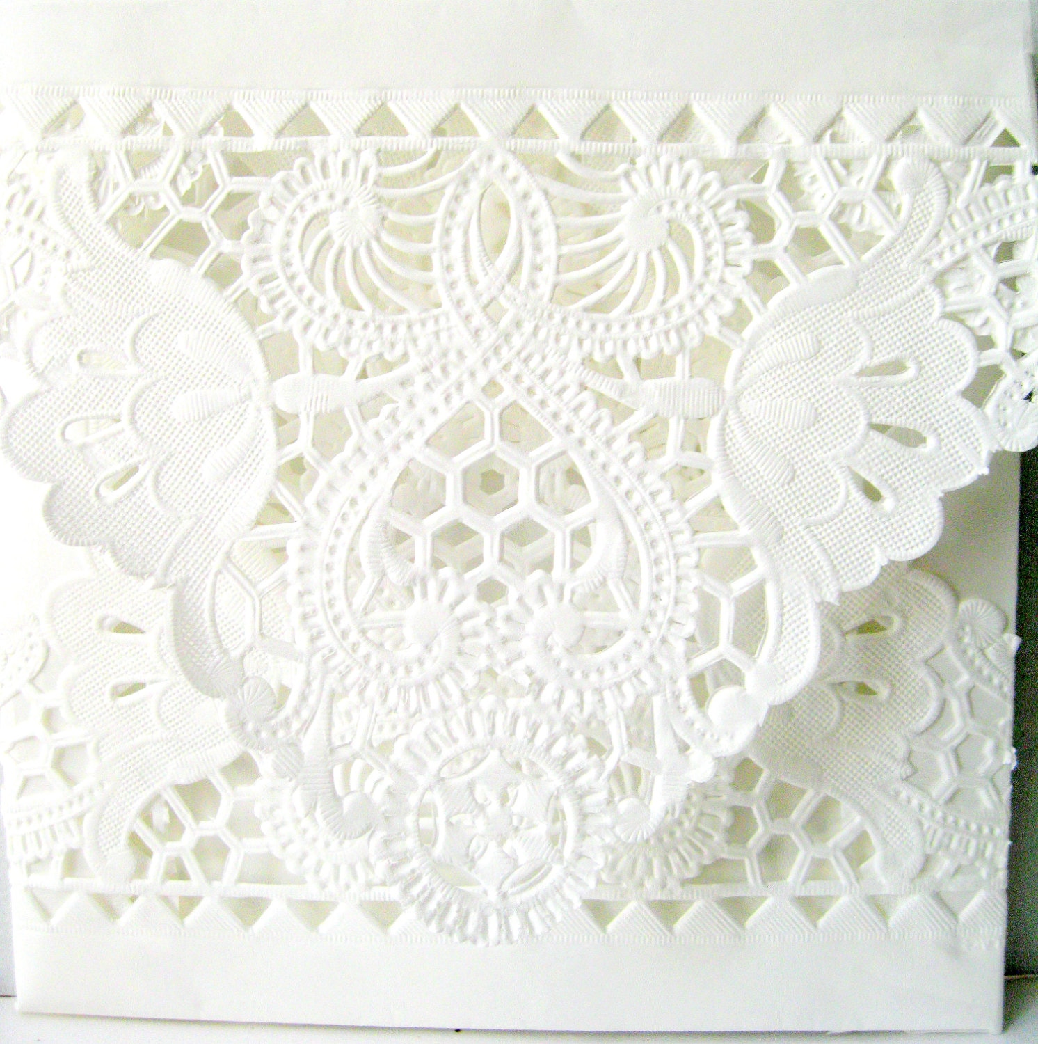 Lace Paper Envelopes And Matching