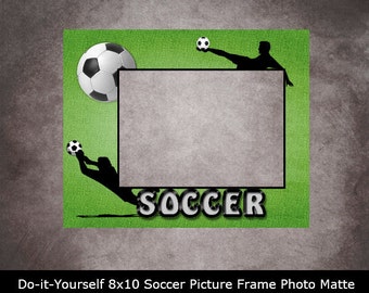 Soccer photo frame | Etsy