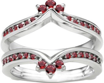 Ruby ring guard | Etsy