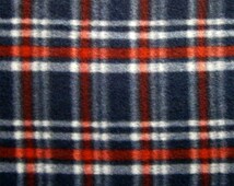 Popular items for plaid fleece fabric on Etsy