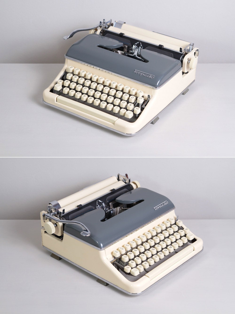 Early 1960s Torpedo 18 Typewriter. Restored and in excellent