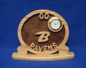 Raven clock | Etsy