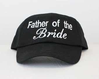 Wedding Bride and Groom Embroidered Baseball Caps