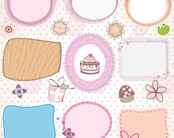 Popular items for cute frame clip art on Etsy