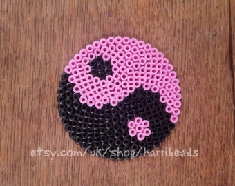 Artículos únicos para pink hama beads | Etsy
