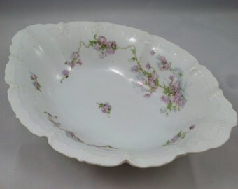 Habsburg China, Austrian china, lilac pattern numbered 106