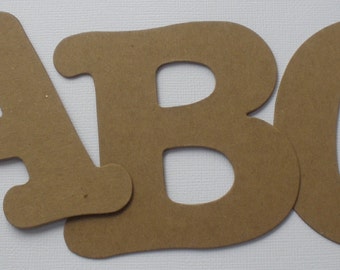 Cardstock alphabet | Etsy
