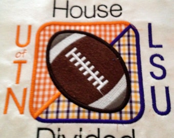 Toddler Boy House Divided Football Tshirts or Onesies