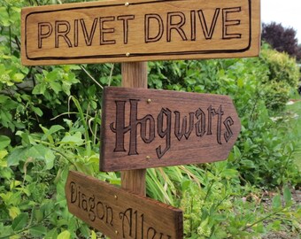 Diagon alley signs | Etsy