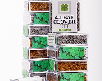 Lucky 4-Leaf Clover Kit Grow a 4-Leafed-Clover by jpants4sale