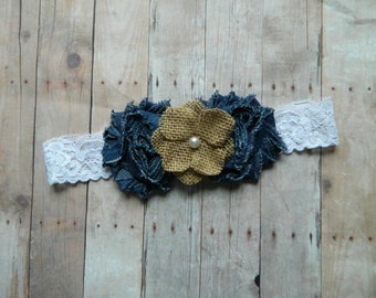 Burlap and denim | Etsy