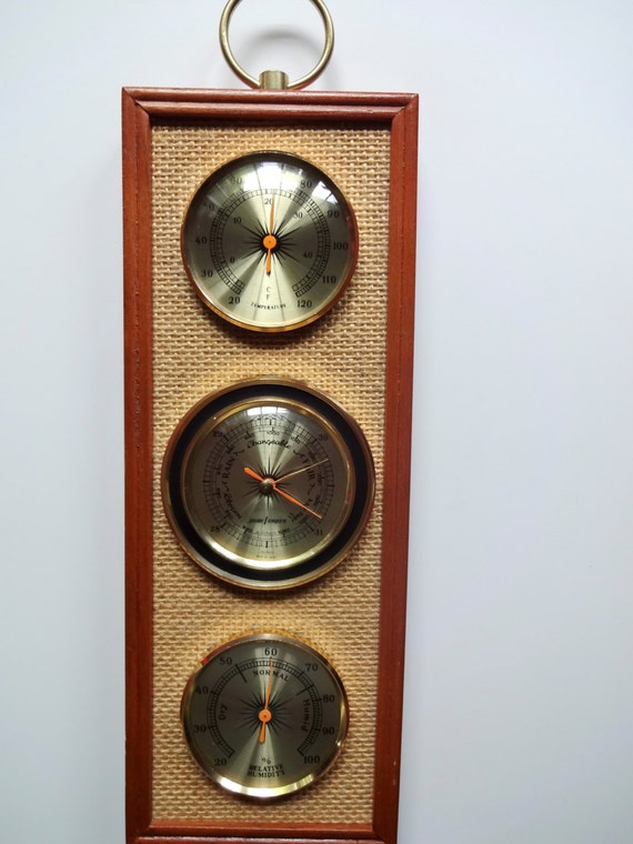 Vintage Jason Thermometer Barometer Hygrometer 1960s