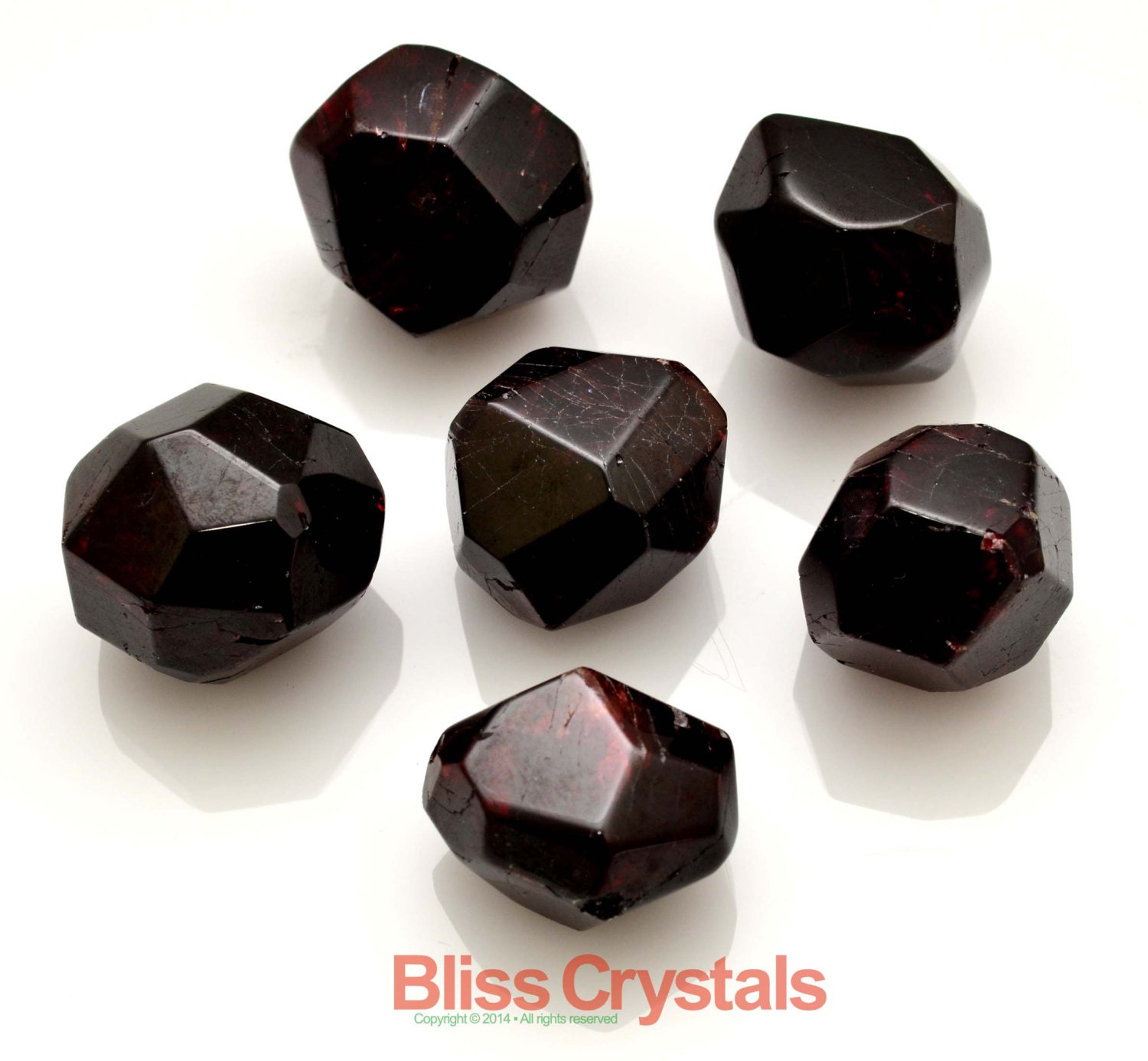 1 One Gemmy GARNET Polished Almandine Large Facet Stone