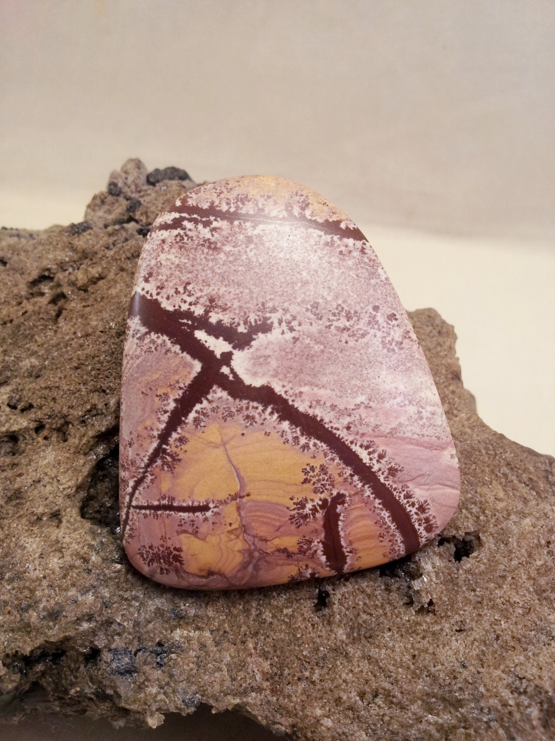 Sonora Dendritic Palm Stone Handmade