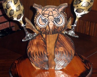 Popular items for owl wine on Etsy