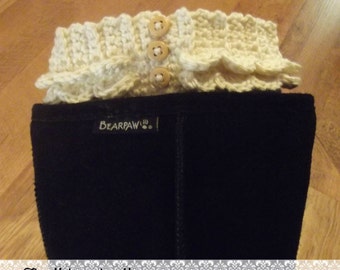 Ruffled boot cuffs | Etsy