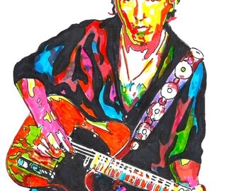 Springsteen drawing | Etsy