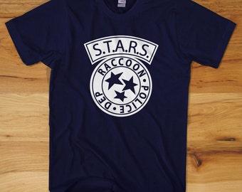 RESIDENT EVIL T-Shirt - raccoon rpd Stars biohazard zombie capcom ps1 ...