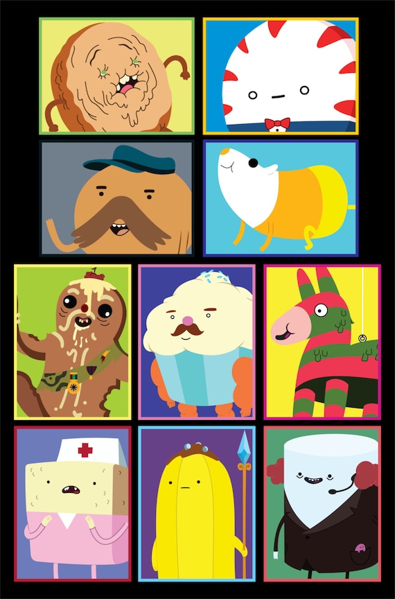 Candy People of Adventure Time Sticker 10 pk