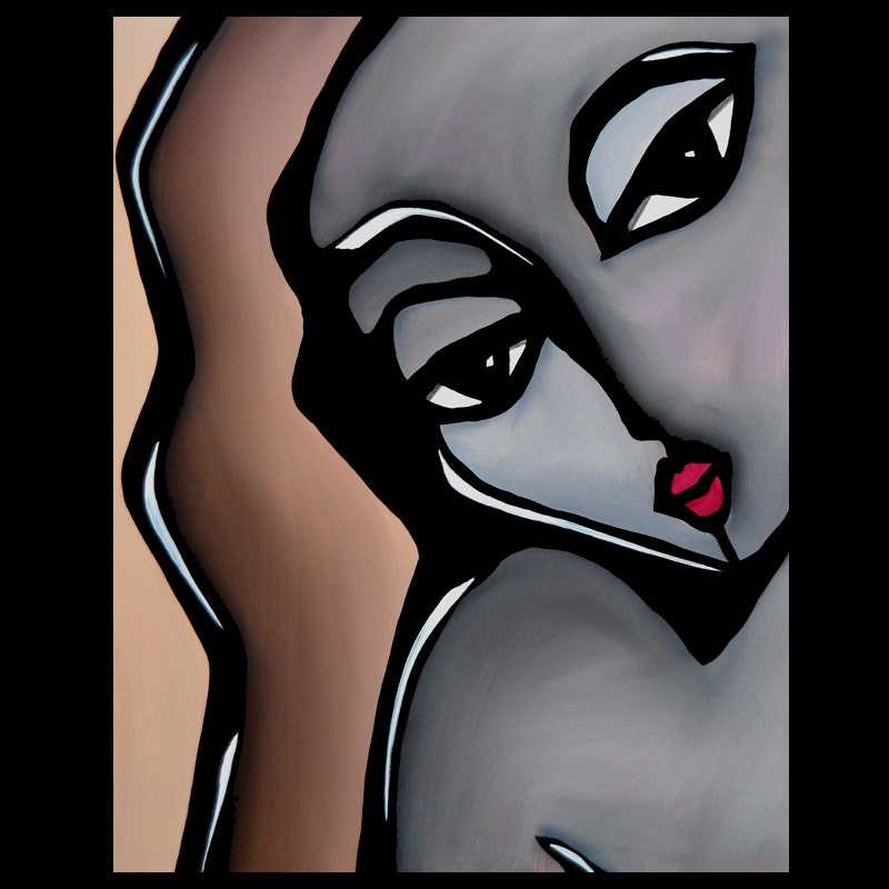 Sultry Original Abstract painting Modern pop Art Sultry Original Abstract painting Modern pop Art