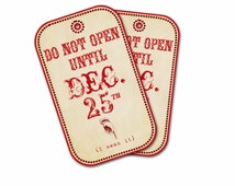 Unique do not open until related items | Etsy