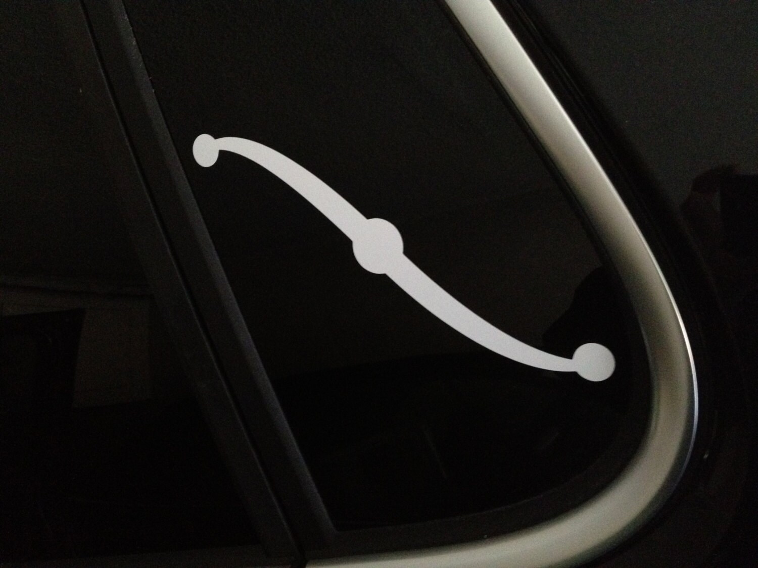 Hearse Bars Window Decals set of 2