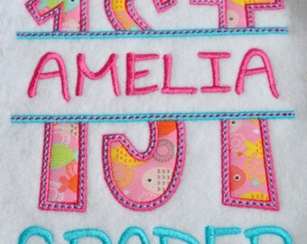 Split Star Applique by FiveStarFonts on Etsy