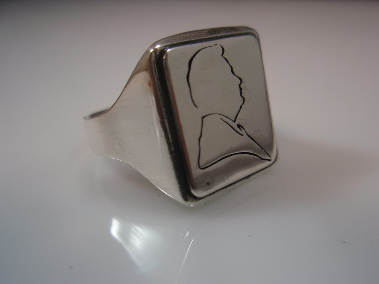 John Gotti ny Mafia boss Ring Solid Sterling Silver 925 By Ezi